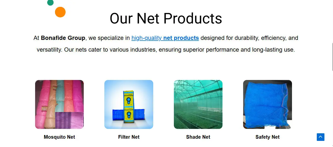 Bonafide Group | High-Quality Nets for Every Industry
